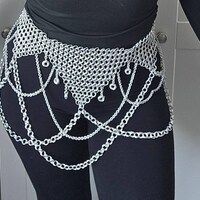 Medieval Chainmail Butted Antique Belly Dancer Belt SCA LARP Women ...