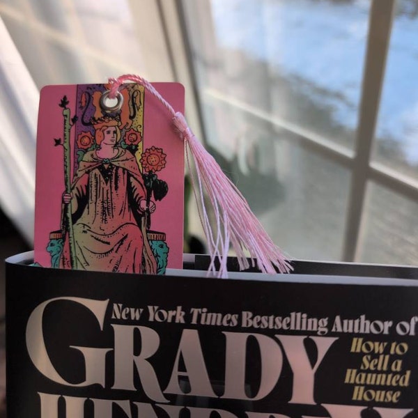 Intuitively Chosen Tarot and Oracle Card Bookmark | Bookish Reader Gift ...