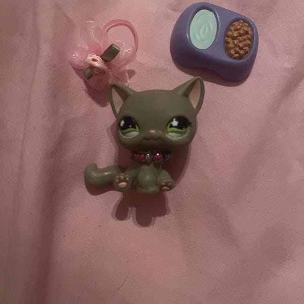 Littlest Pet Shop LPS Lot of 10 Pc Accessories in Gift Bag Random ...