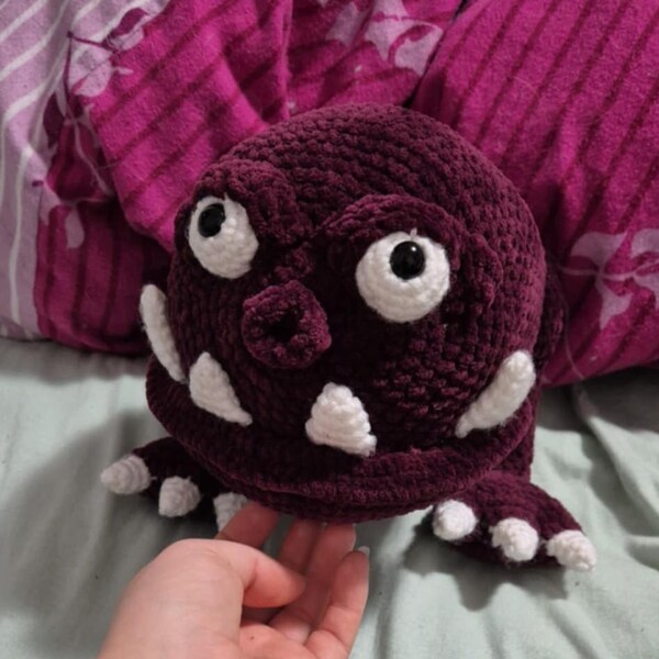 Christmas Crochet Monster Pattern Amigurumi Squig. 3 Design Options ...