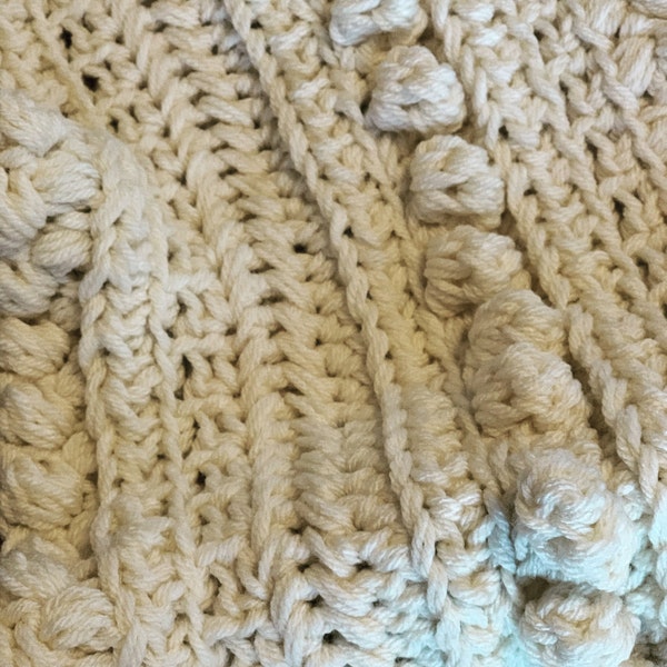 Wintertide Throw Blanket Crochet Pattern, Chunky Stitch Sampler Throw ...