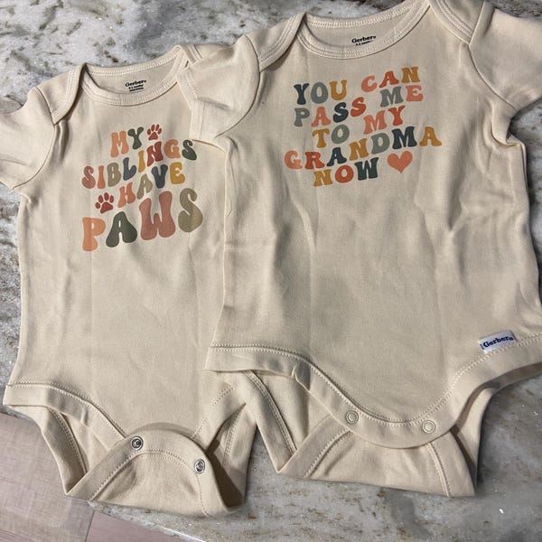 Little Sprout Baby Onesie®, Retro Little Plant Bodysuit, Tree Baby ...