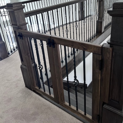Custom Pet or Baby Gate, Wood and Metal, for Dogs and Puppies, Small ...