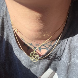 925 Silver Paperclip Chain Necklace, Thick Chain Necklace Gold Link ...