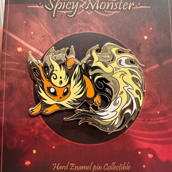 Spicy Monster Hard Enamel Pin - Etsy