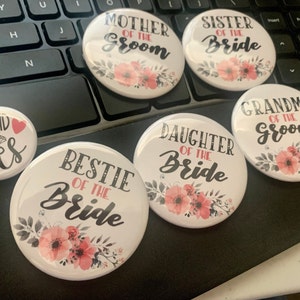 Just Married Newlywed Pins for Honeymoon Buttons Set of 2 | Etsy