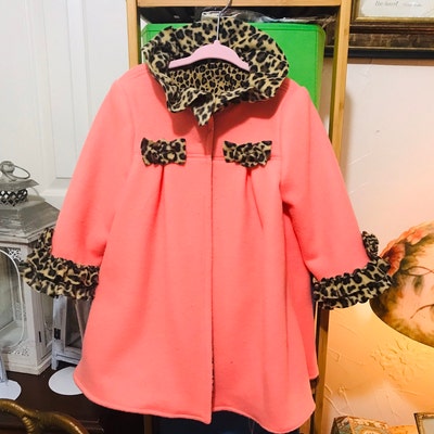 Girls Fleece Coat Pattern With Ear Warmer PDF Sewing Pattern ...