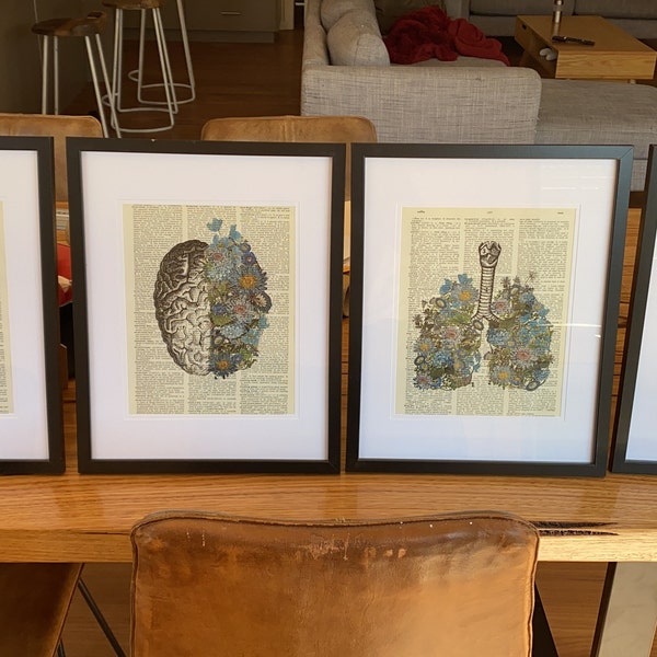 OWL Art Print Dictionary Art Print Owl Dictionary Art Print Upcycled Book Page Print Royal Owls ...