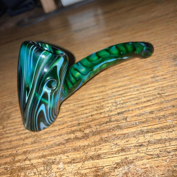 Wood Grain Gandalf Pipe Glass Wizard Pipe Lord of the Rings Pipe Hobbit ...