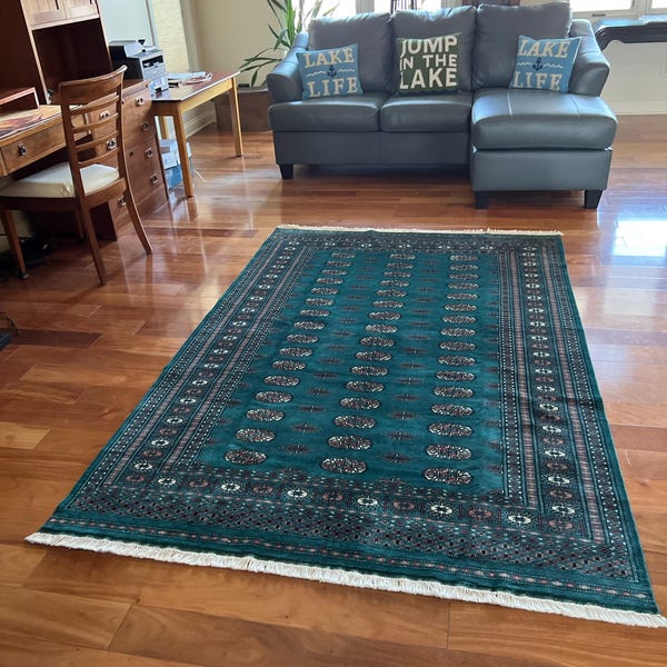 Handmade Pakistan Bokhara Area Rug 180cm X 124cm / 5'11'' X 4'1 ...