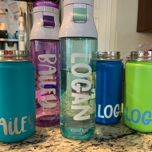 Kids Name Decal Sticker Label Water Bottle Back to School | Etsy