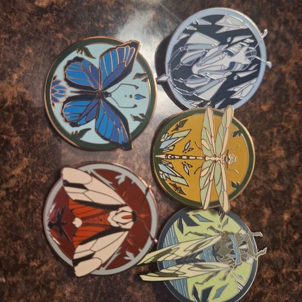 Gator Boys/insect Enamel Pins - Etsy