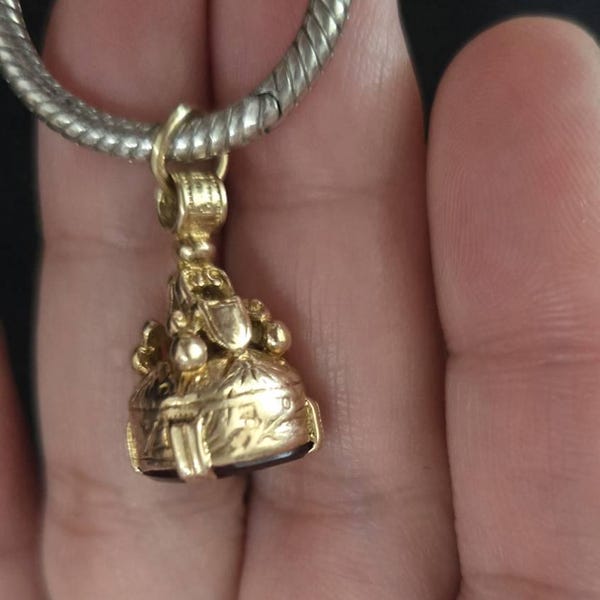 Antique Gothic Revival Gilt Brass Scottish Mantel Clock Circa 1870 by ...