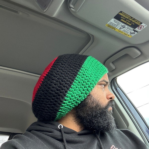 Crochet Rasta Loc Tam - Solid Color Options - Etsy