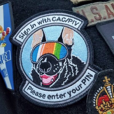 The Goodest Boy Military Email Dog Full Color Stitched Patch - Etsy