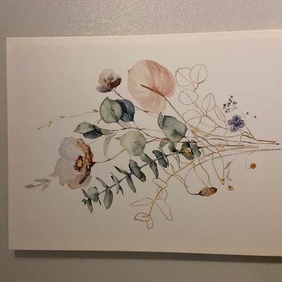 Boho Greenery Wall Art Set Printable Download Mid Century - Etsy