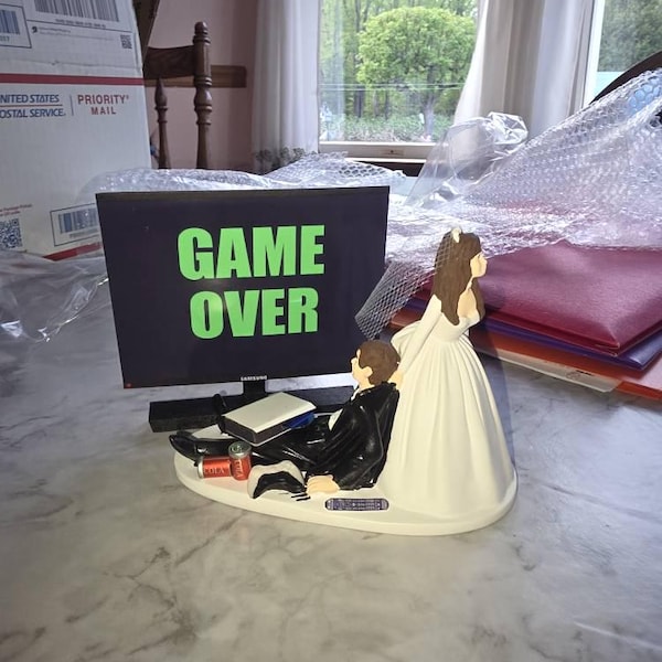 NO FISHING Pick Your Fish Funny Wedding Cake Topper for Fisherman Bride ...