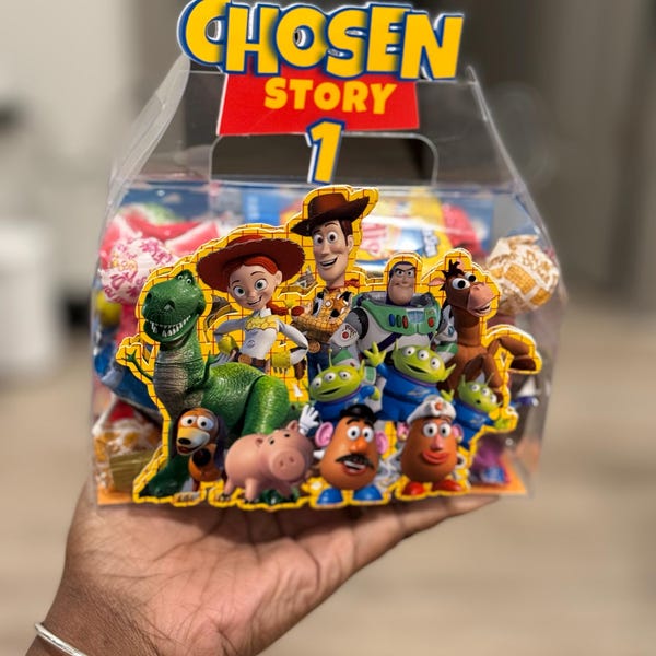 Super Mario Princesss Peach Any Character Clear 3d Gable Box Favor Box ...