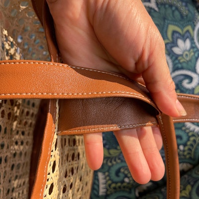 Rattan Bag With Wallet Model Bali Bag Straw Bag for Women Handwoven ...