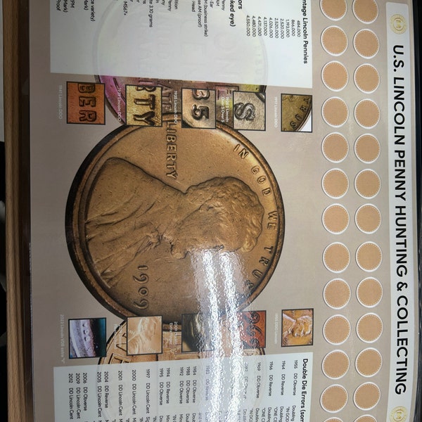 U.S. Lincoln Penny Hunting & Collecting Coin Roll Sorting Mat - Etsy