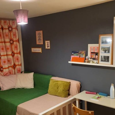 Portrait Design Drape, Abstract Art Face Window Curtains, Artistic ...