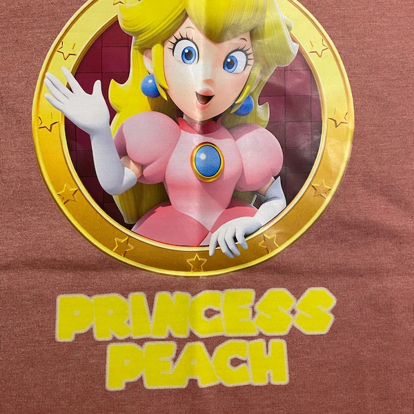 Super Mario Characters T-shirt, Mario Luigi Rosalina Princess Peach ...