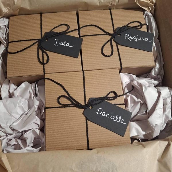 Hand Lettered Gift Tags | Personalized Bridesmaid Gift Tags | Custom ...
