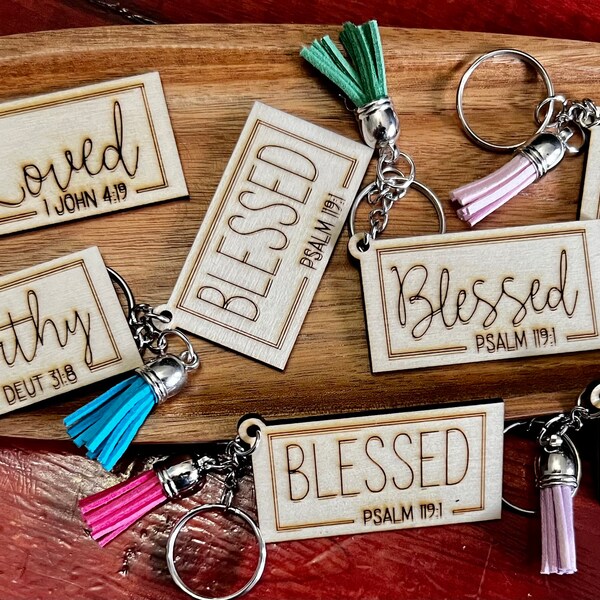 Digital FILE ONLY God's Promises Keychains Set-1/laser Cut File ...
