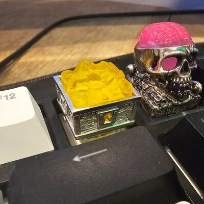 Hand-painted Rustic FOO DOG Keycap for Cherry MX Mechanical Gaming ...