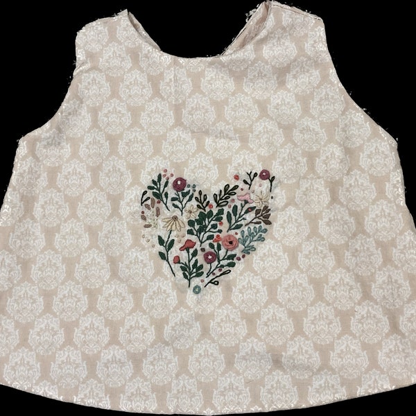 Wildflower Heart // Embroidery Hoop Art // PDF Pattern With ...