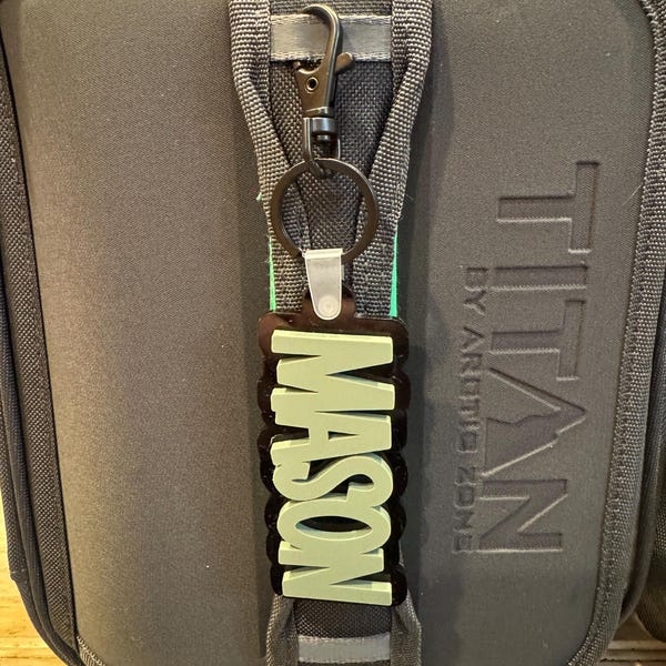 Backpack Name Keychain Water Bottle Name Tag Personalized Custom Name ...