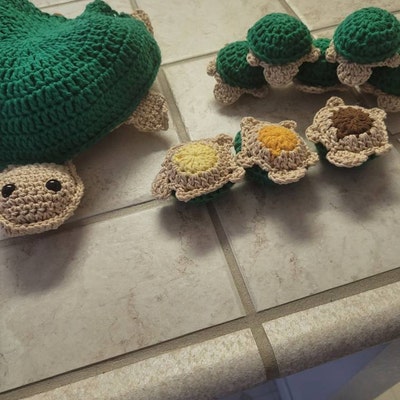 The ORIGINAL Turtle Memory Game PATTERN English Pdf ORIGINAL Stitched ...