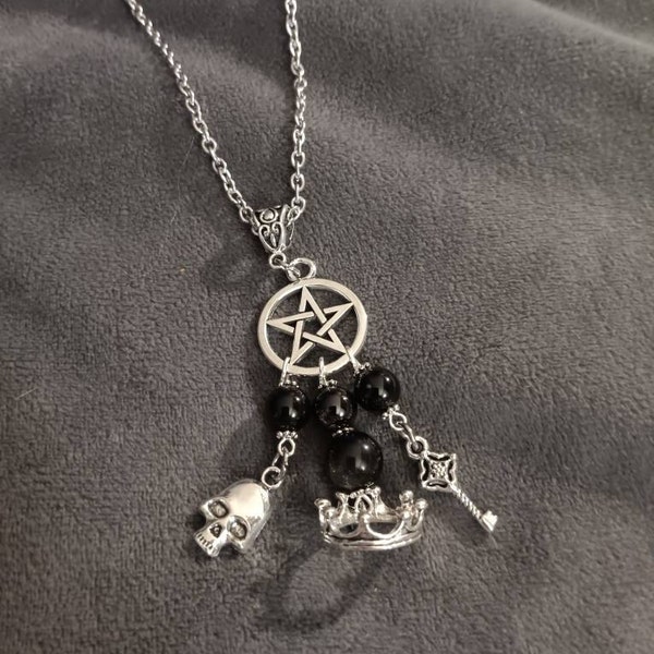 Hades Necklace, Greek God of the Underworld, Greek Mythology Jewelry ...