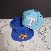 Baseball Cap Box SVG Template, Baseball Hat Box SVG, Favor Box SVG ...