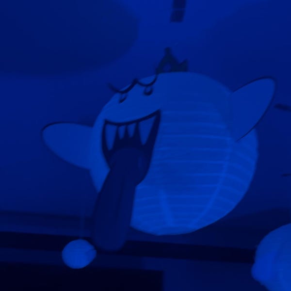 Printable Mario-inspired Ghost Balloons, Mario Party Decor, DIY Mario ...