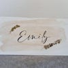 Place Settings | Gold Foil Name Places | Wedding Place Names ...