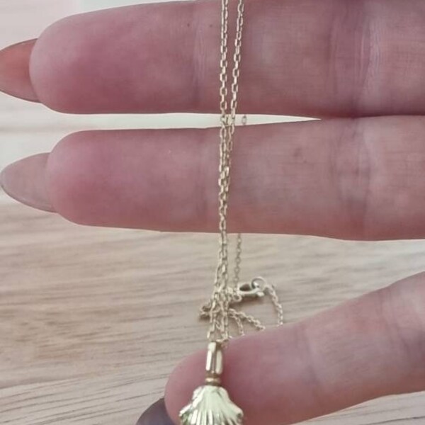 14K Real Gold Name Necklace, Nameplate Necklace, Personalized Jewelry ...