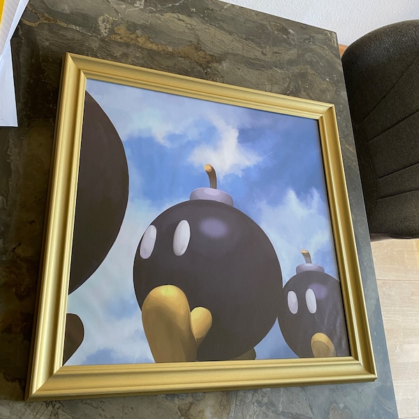 Bob-omb Battlefield Mario 64 50x50 Cm - Etsy