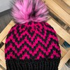 Slalom Run Beanie Knitting Pattern Textured Hat Pattern - Etsy
