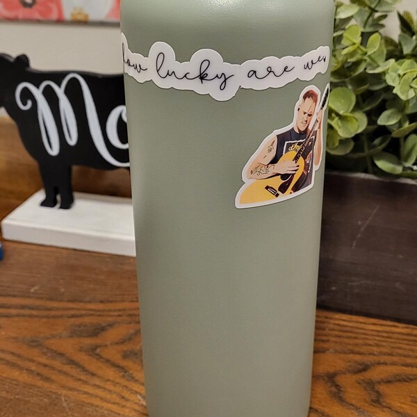 How Lucky Are We Sticker Zach Bryan Sticker 28 Sticker Vinyl Water Resistant Sticker Zach Bryan ...
