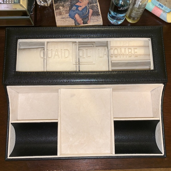 Personalized Valet Box, Monogrammed Valet Tray, Mens Catchall, Dresser ...