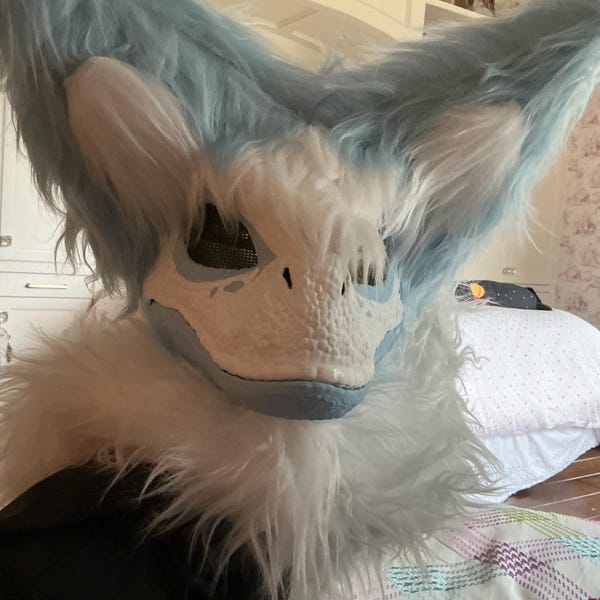 Candy Corn Dino Mask - Etsy