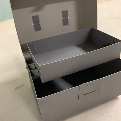SVG File: 3D Fishing Tackle Box Gift Box / Treat Box / Gift Card Holder ...
