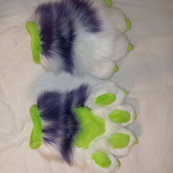 PDF Pattern Download Puffy Fursuit Handpaws, Furry Paws Tutorial, Paw ...