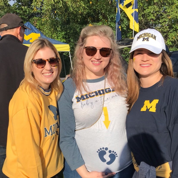 Michigan Maternity Shirt, Maternity Shirt, Maternity Shirt, Game Day ...