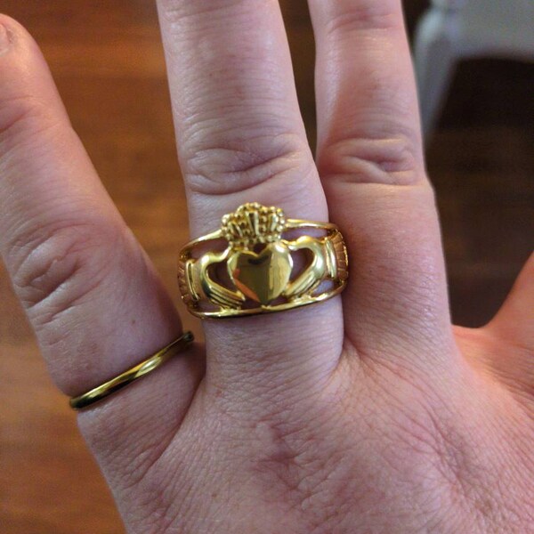 Skull Ring Men High Quality White Gold Filled Fleur De Lys Skulls ...