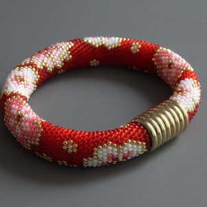 PDF Pattern for Beaded Crochet Bracelet - Seed Bead Crochet Rope ...