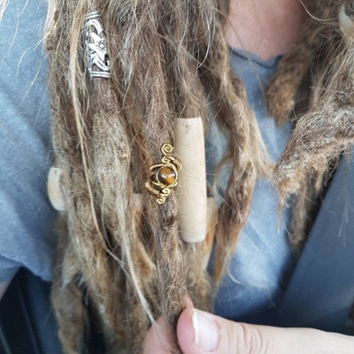 Unique Copper Dreadlock Beads, Loc Bead, Dreadlock Accessory, Tribal ...