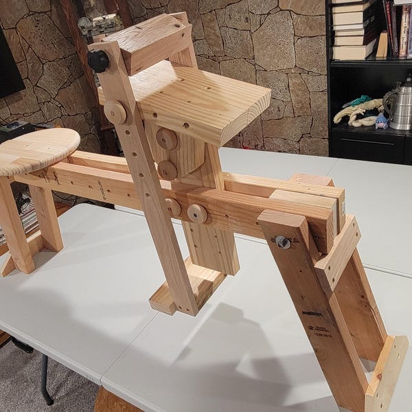 Shave Horse/spoon Mule Woodworking Bench Plans - Etsy