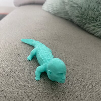 The Crock Custom Colors 3D Printed Fidget Toy Collectible Miniature ...